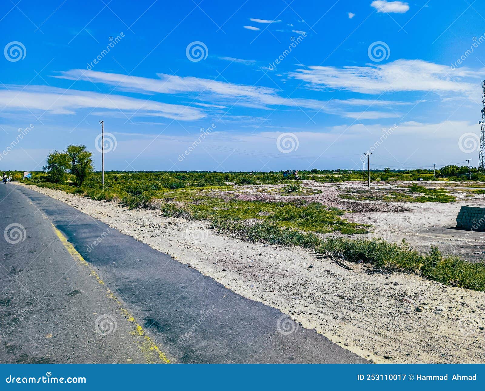 Road view stock image. Image of natural, road, landscape - 253110017