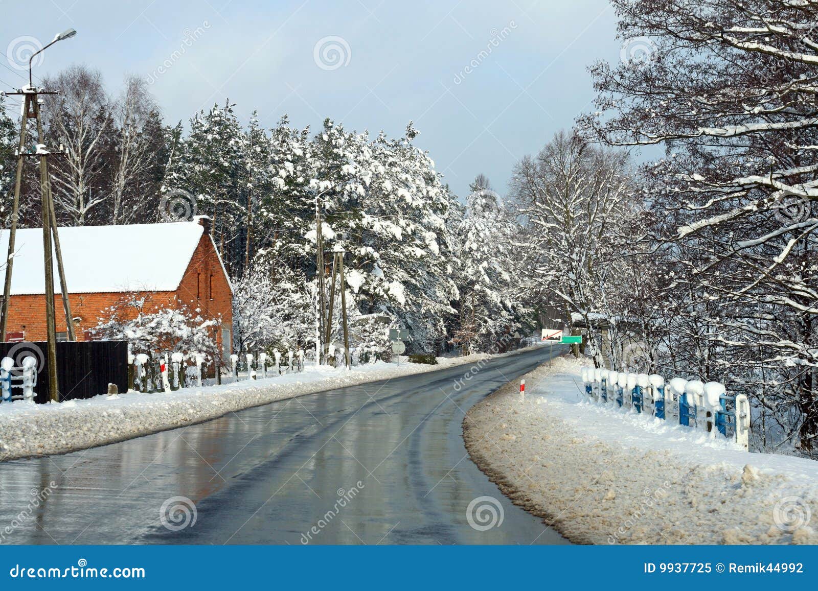 Road in the village stock image. Image of road, trip, tranquil - 9937725