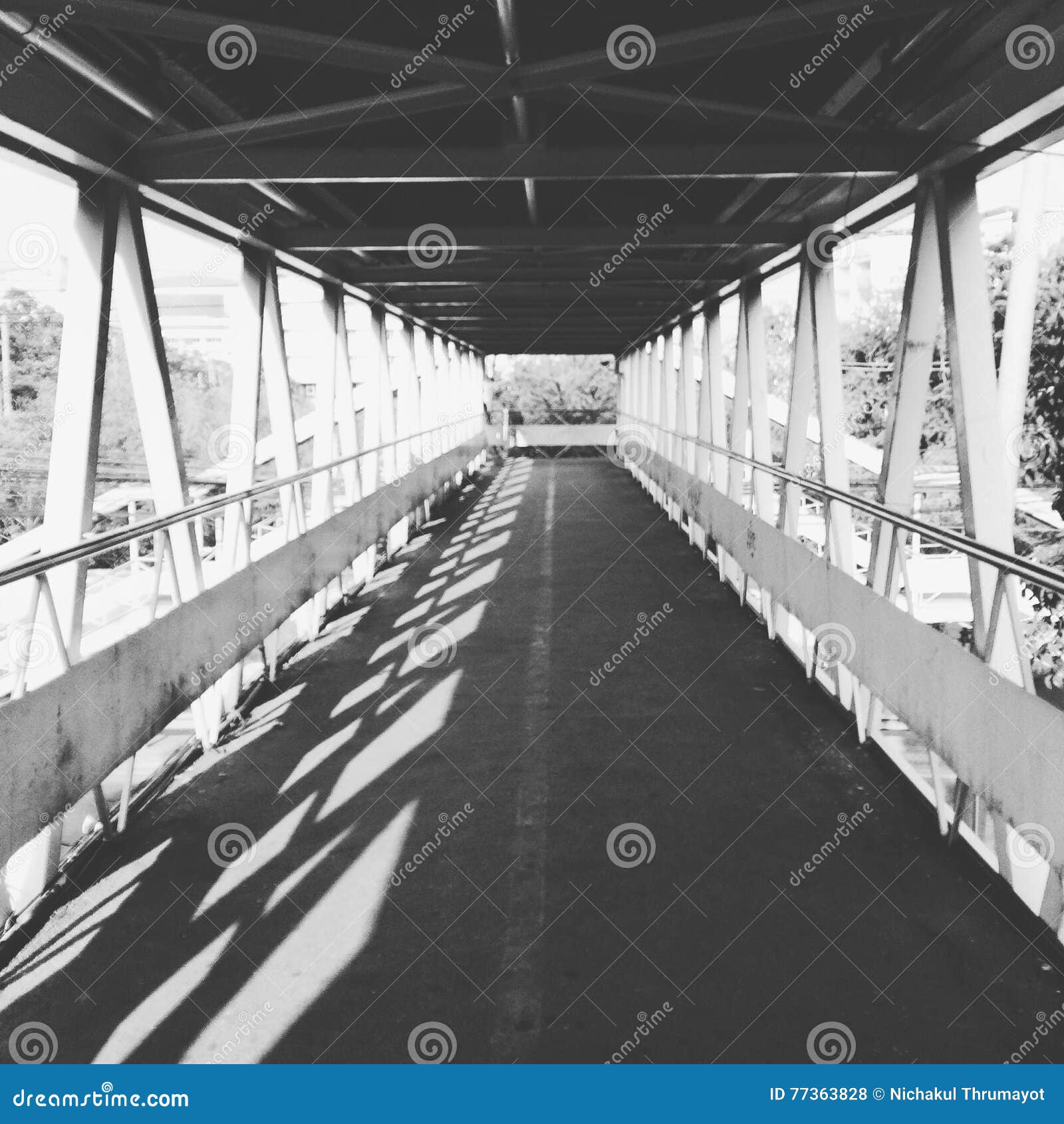 Road stock photo. Image of black, walkway, bridge, white - 77363828