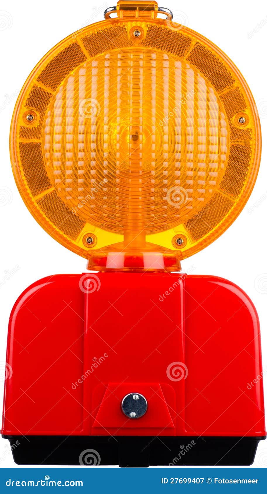 Road warning light stock image. Image of building, industrial - 27699407