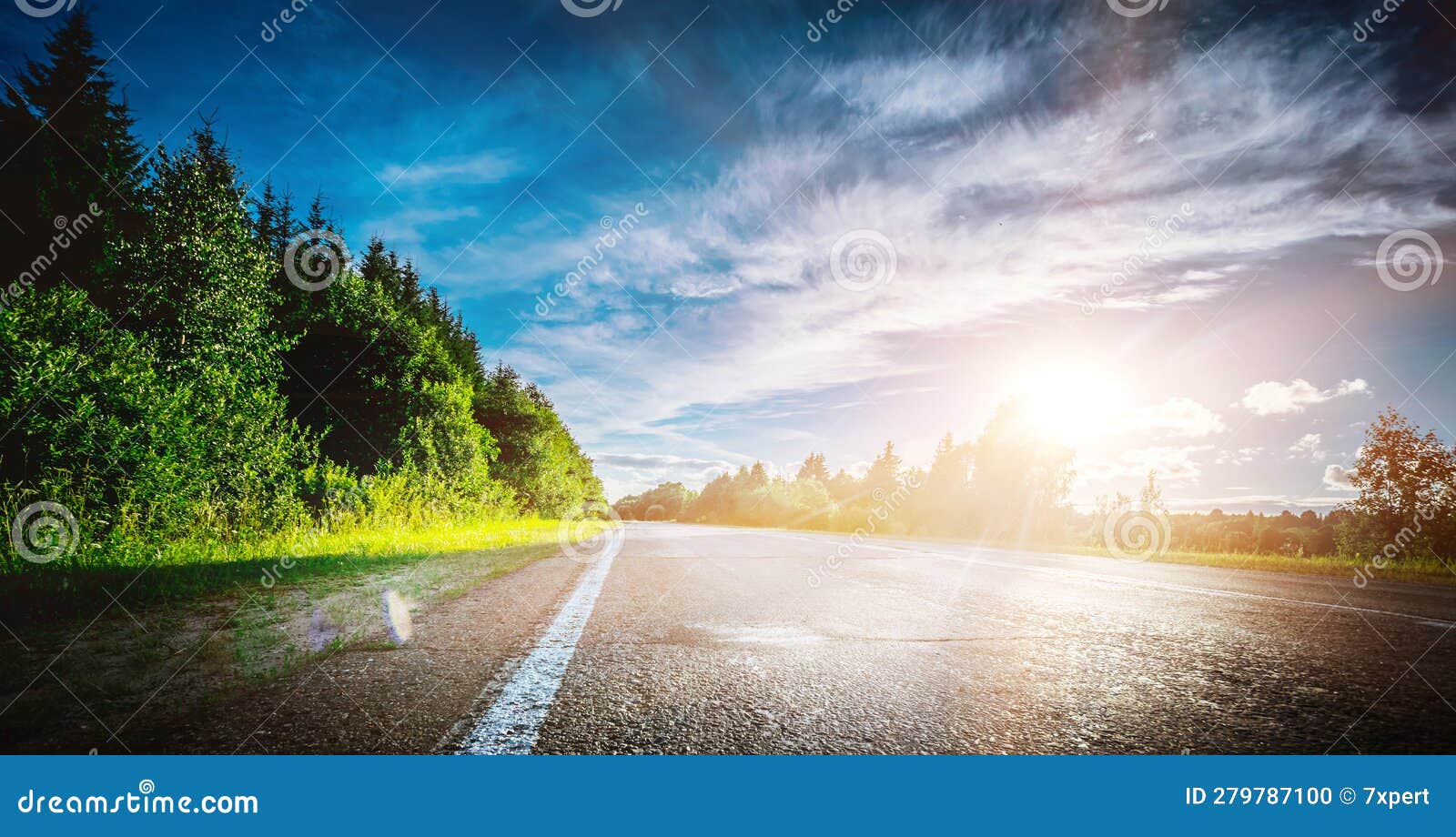 Road way forward direction stock photo. Image of forest - 279787100