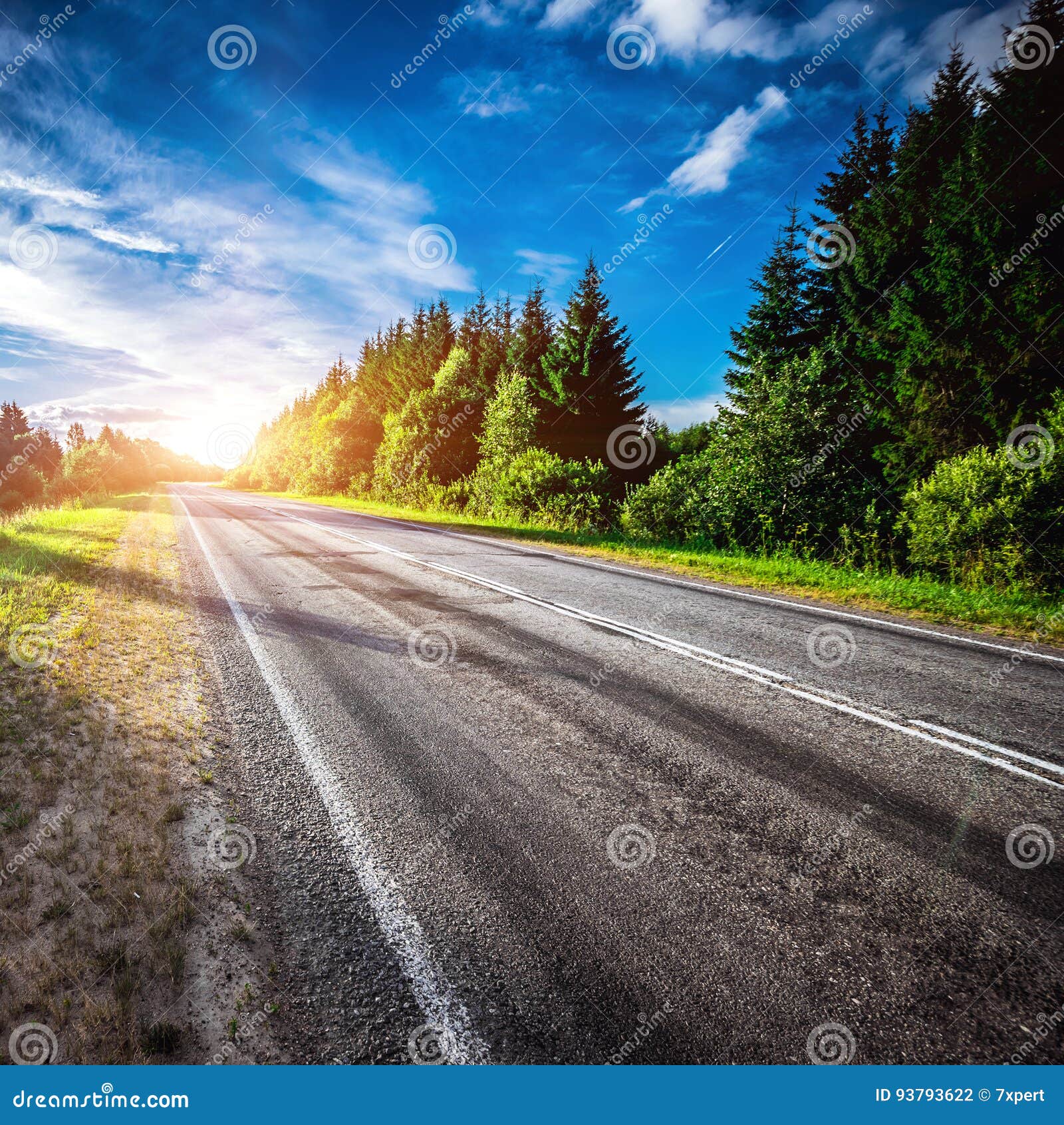 Road way forward direction stock photo. Image of sunshine - 93793622