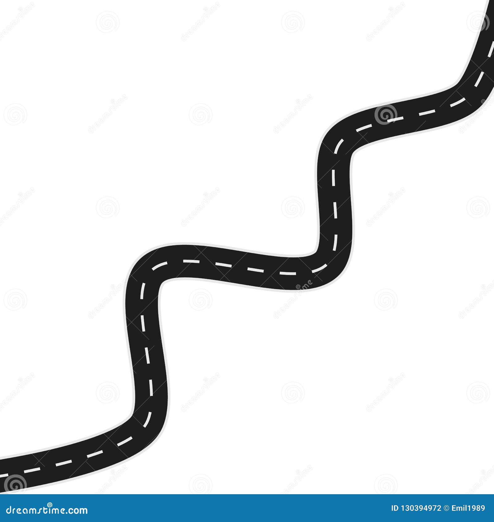 Road way with shadow stock vector. Illustration of guidance - 130394972