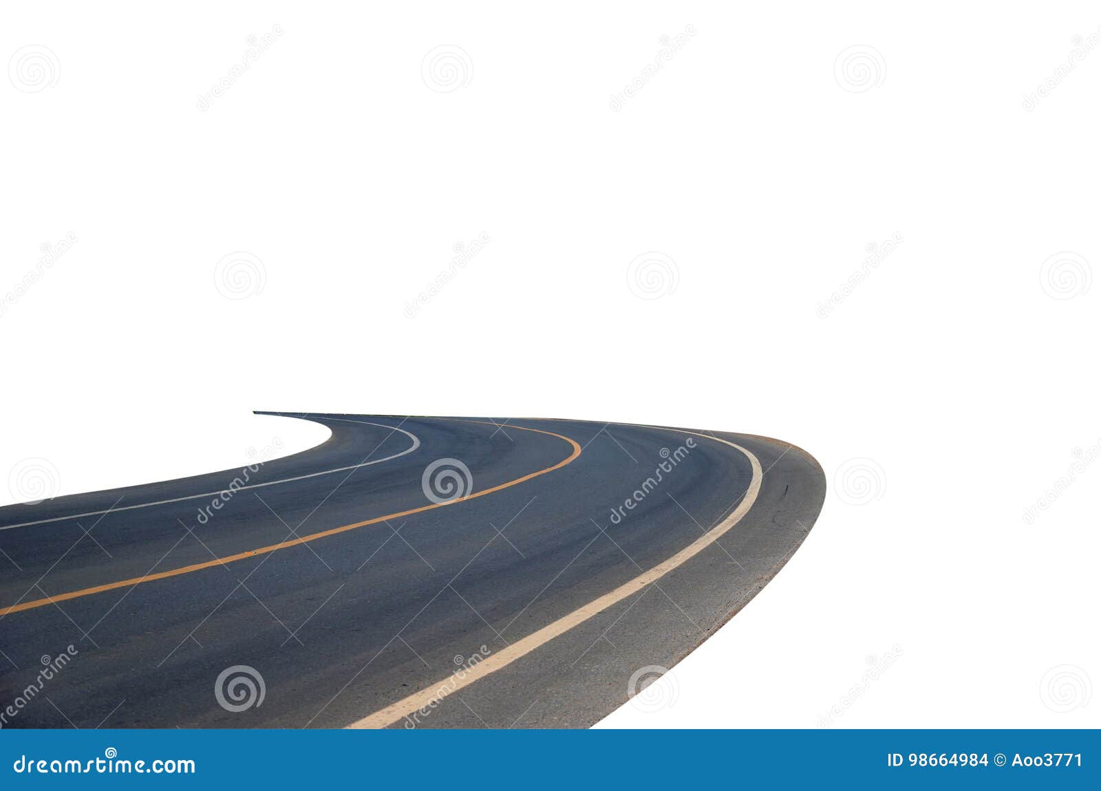 Road white background stock photo. Image of success, strip - 98664984