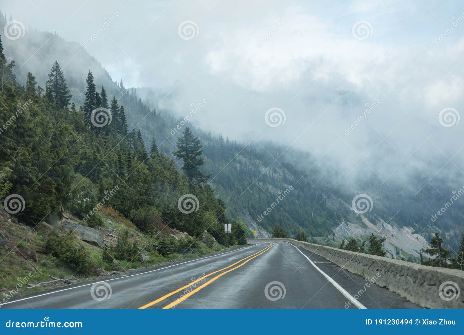 Road in wilderness stock photo. Image of lane, cross - 191230494