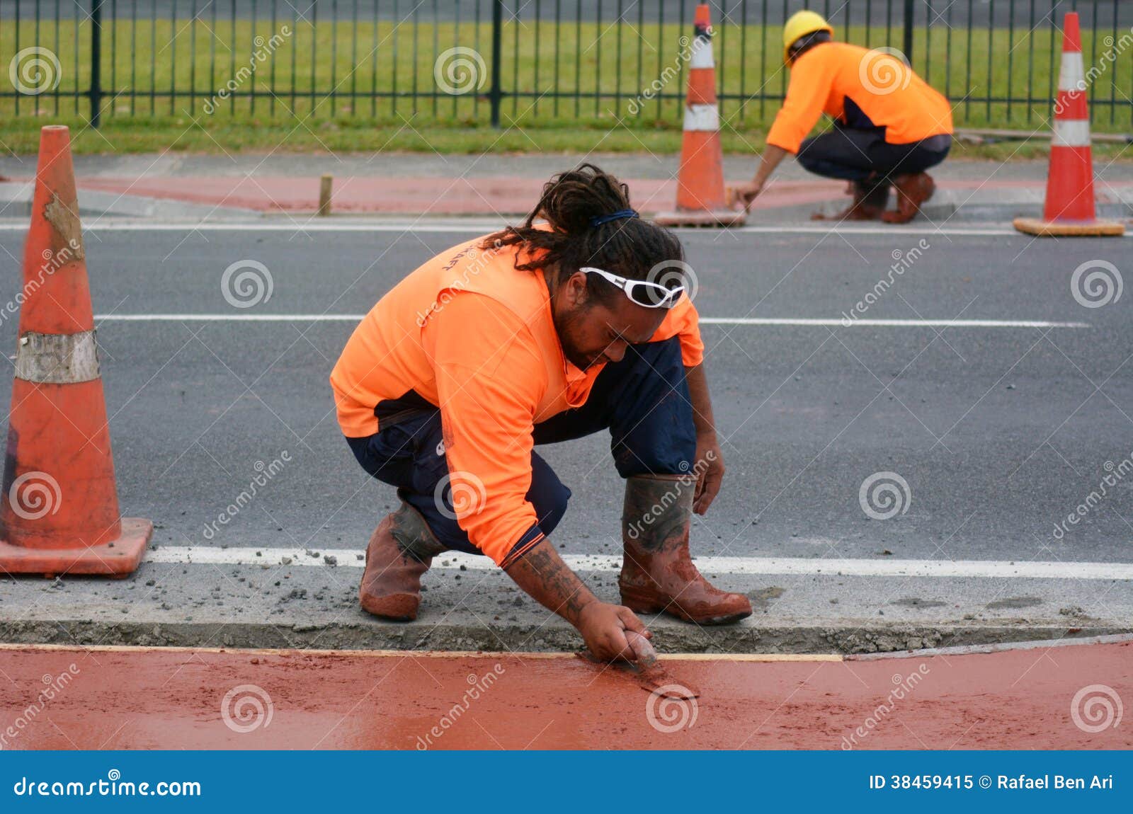 Road work editorial image. Image of outdoor, plaster - 38459415