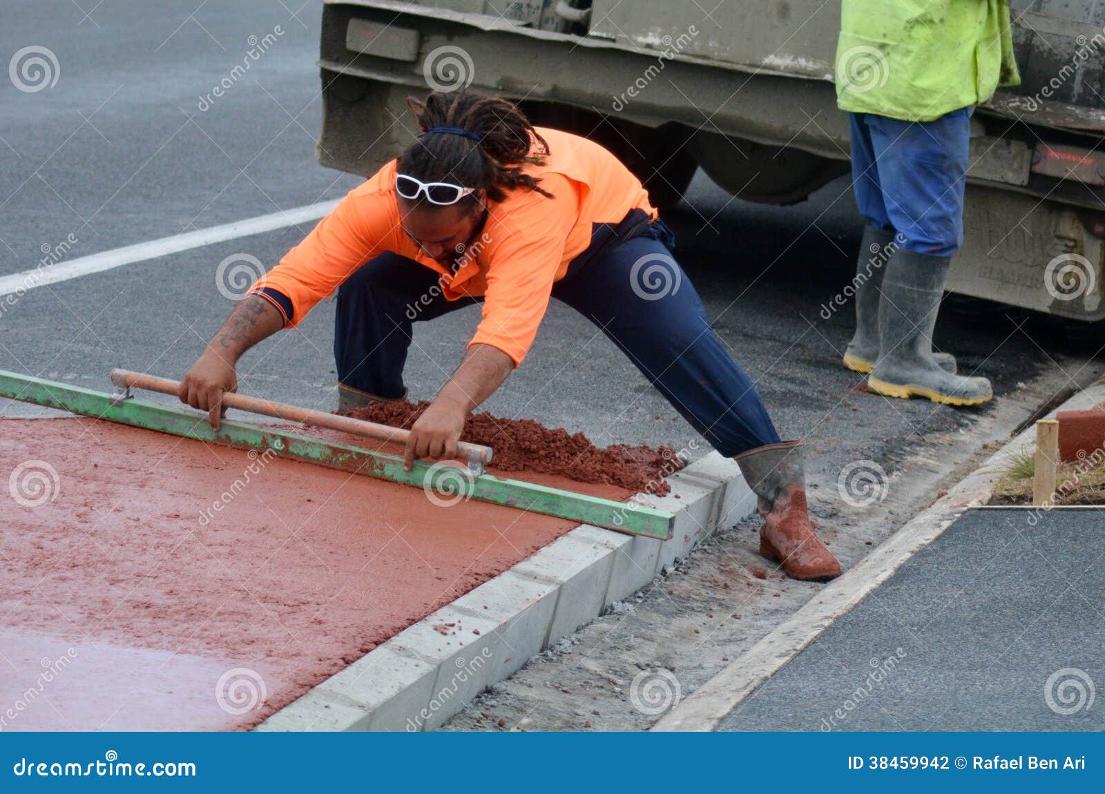 Road work editorial photography. Image of equipment, build - 38459942