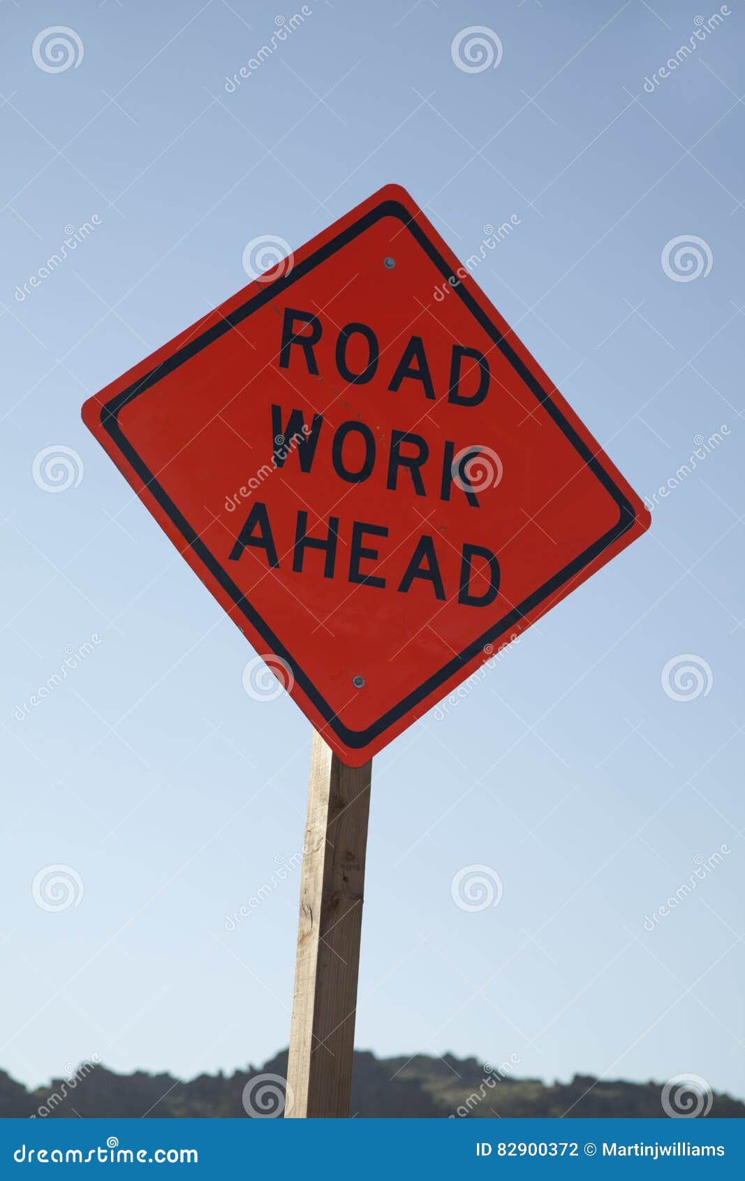 `Road Work Ahead` Road Sign Stock Photo - Image of enter, sign: 82900372