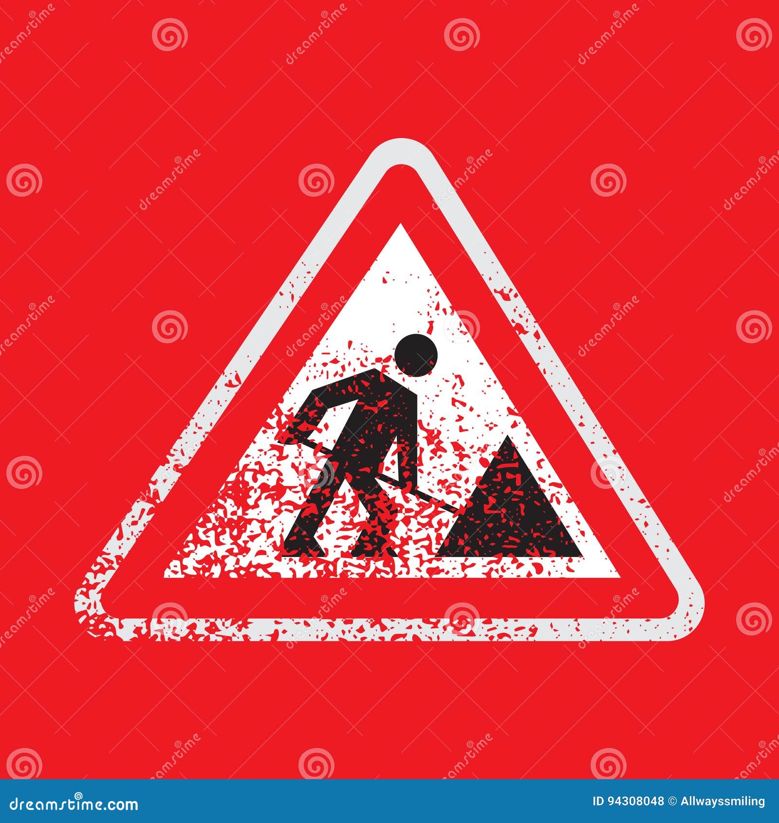 Road work icon or logotype stock vector. Illustration of elements ...