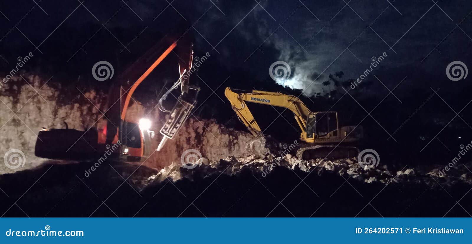 Road work at night editorial photo. Image of font, aircraft - 264202571