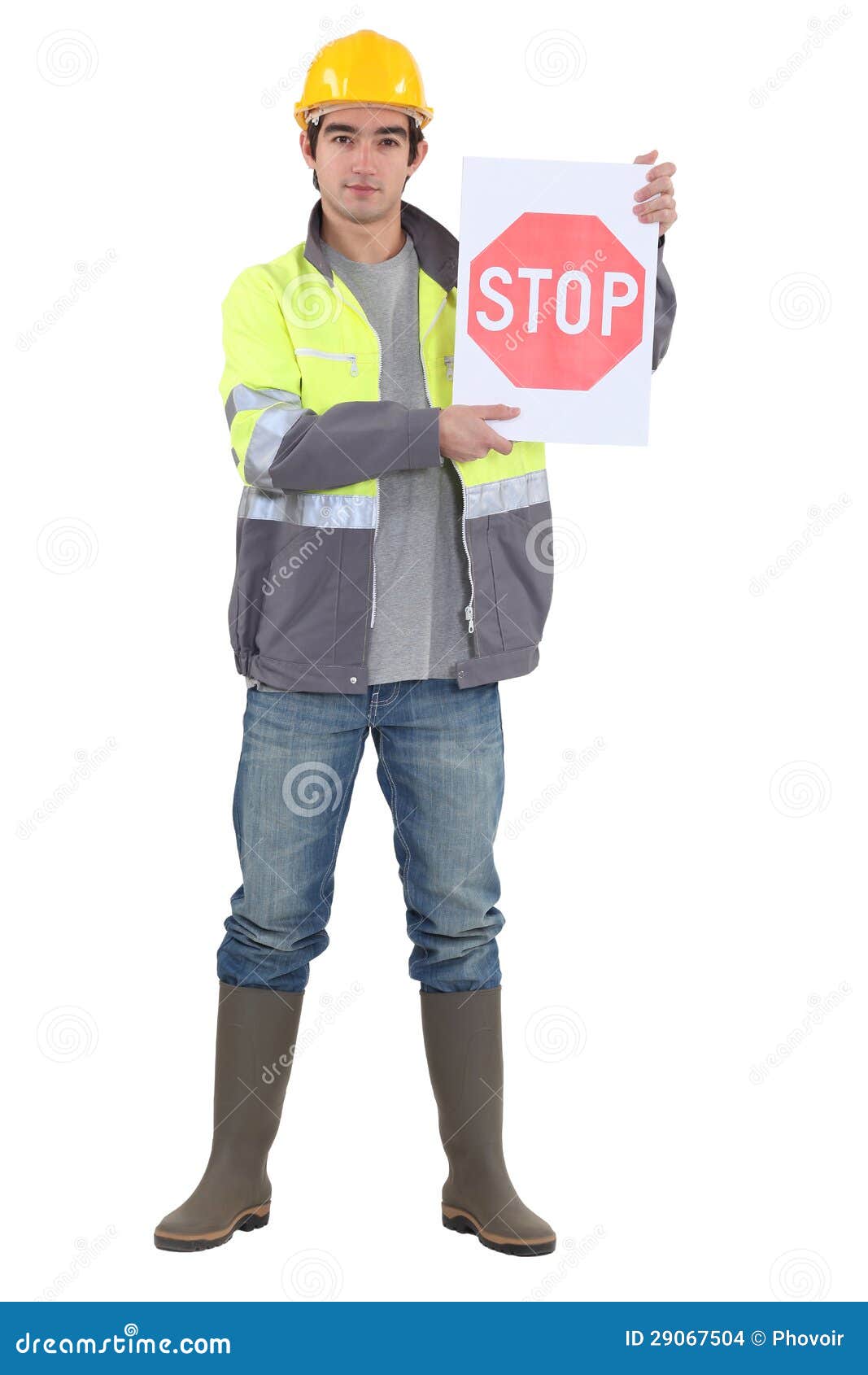 A road worker stock photo. Image of occupation, blacktop - 29067504