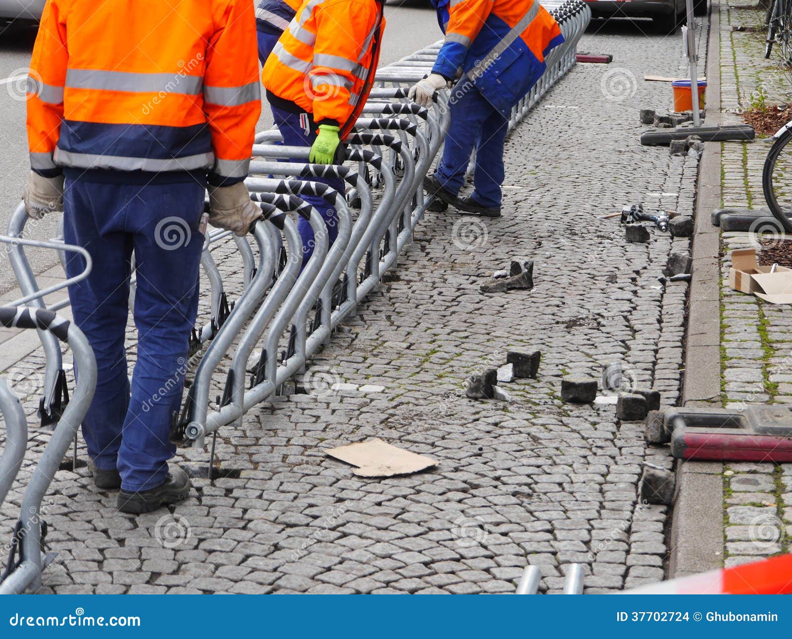 Road worker stock photo. Image of workforce, teamwork - 37702724