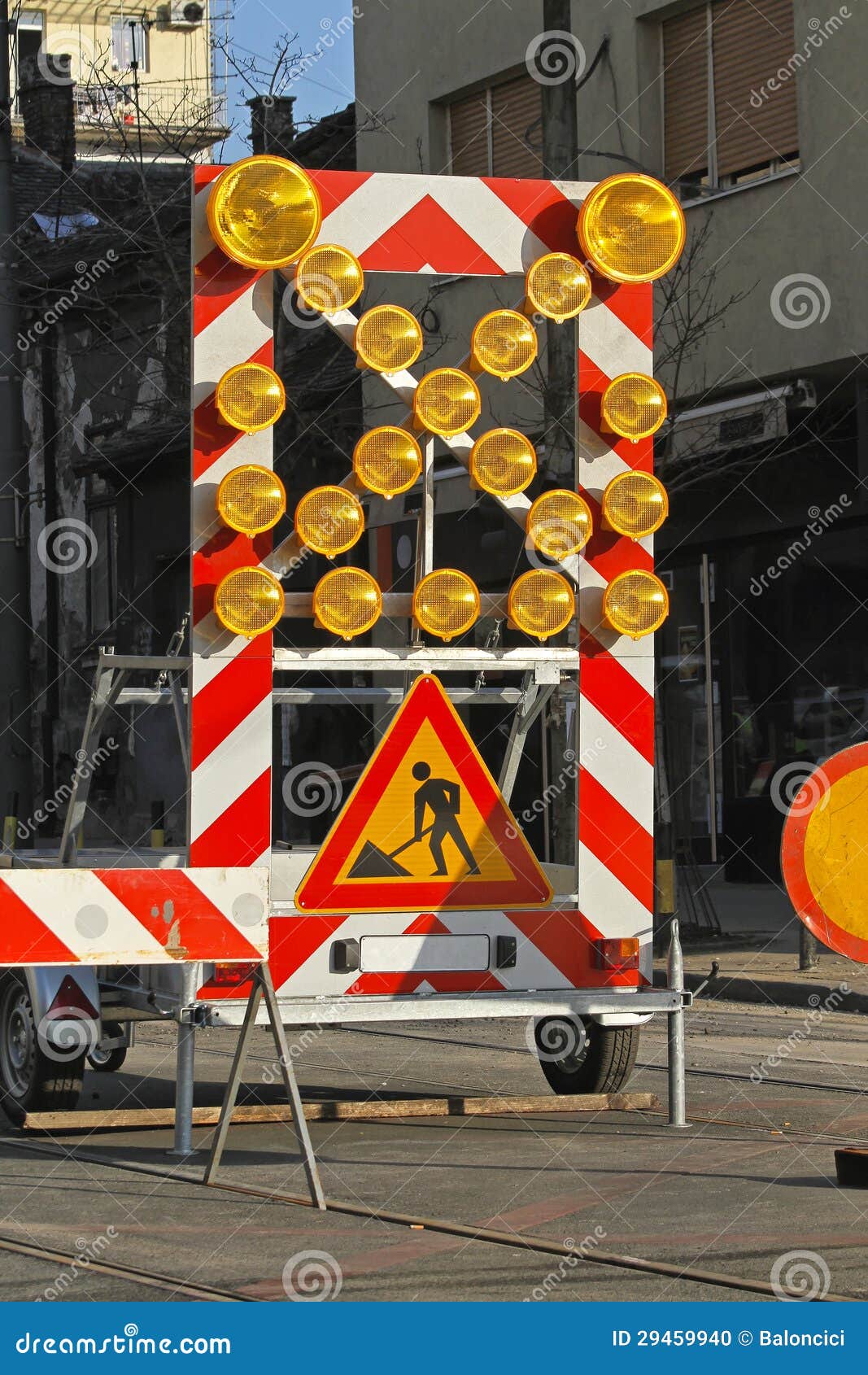 Road works stock photo. Image of construction, equipment - 29459940