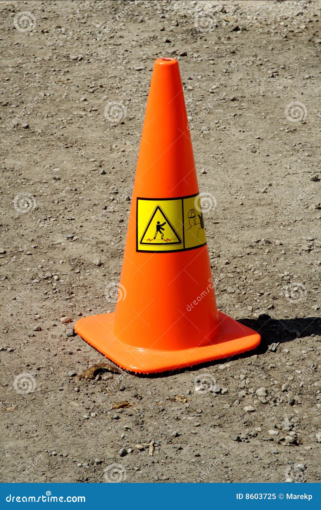 Orange Warning Sign Royalty-Free Stock Photography | CartoonDealer.com ...
