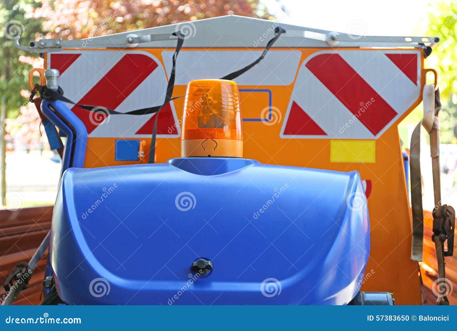 Road Works Vehicle stock photo. Image of truck, vehicle - 57383650