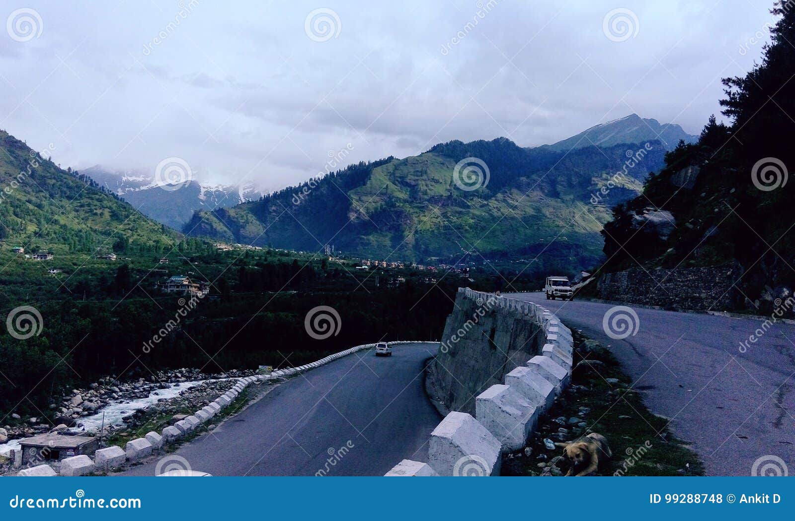 Beautiful Roadscape stock photo. Image of roadscape, roada - 99288748