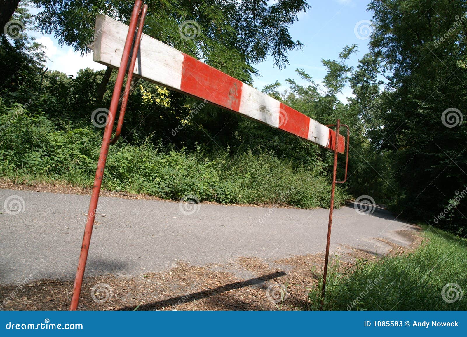 Roadblock 2 stock image. Image of diminishing, object - 1085583