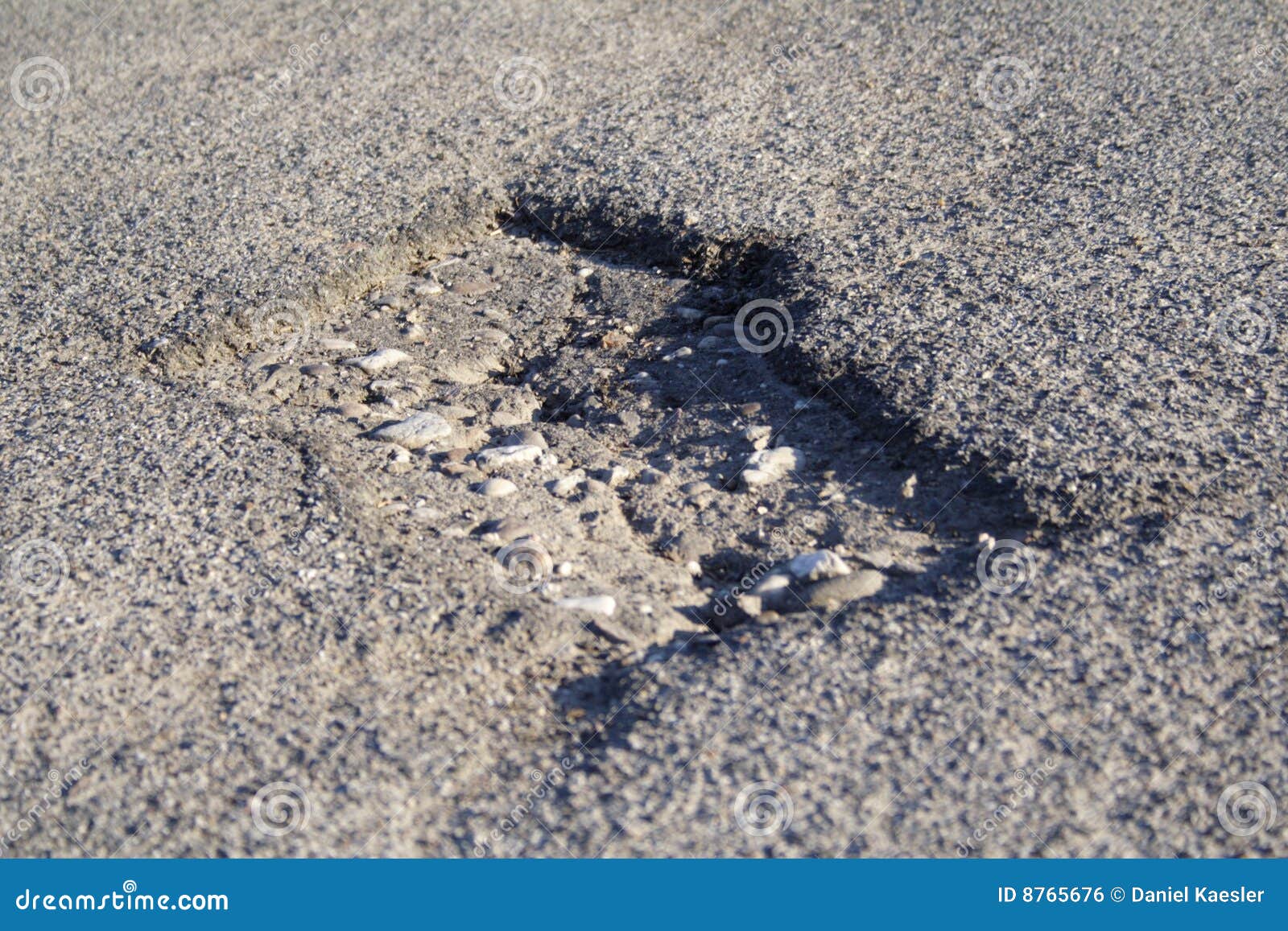 Roadhole stock photo. Image of roadway, pothole, accident - 8765676