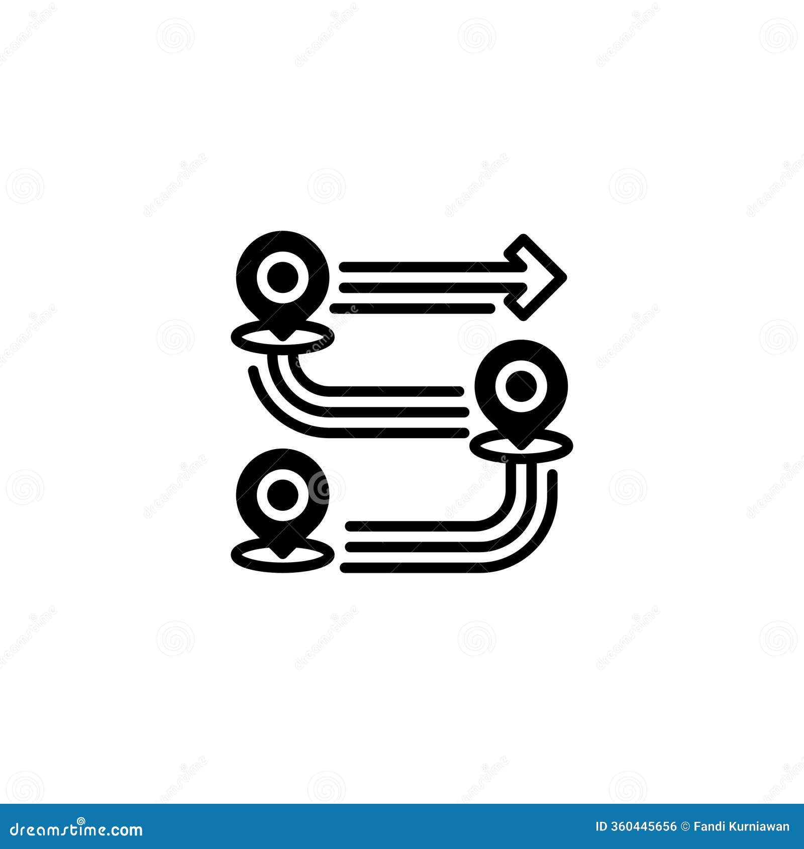 Roadmap Line Icon. Universal Creative Premium Symbol. Vector Sign Icon ...