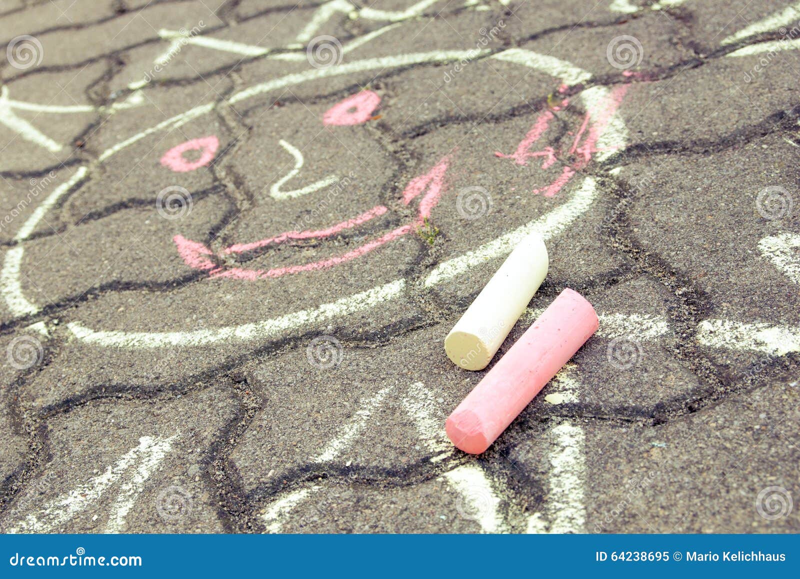 Roads Crayon stock image. Image of child, chalk, playing - 64238695