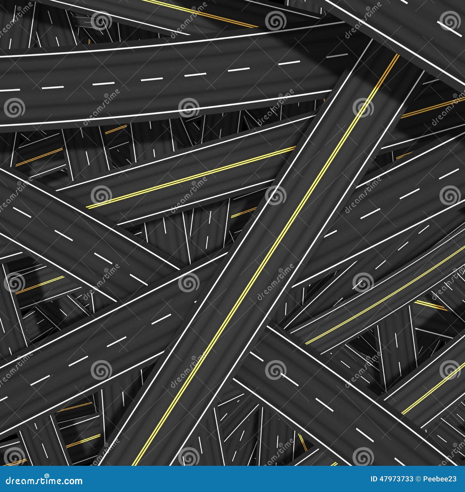 Roads stock illustration. Illustration of effect, multi - 47973733