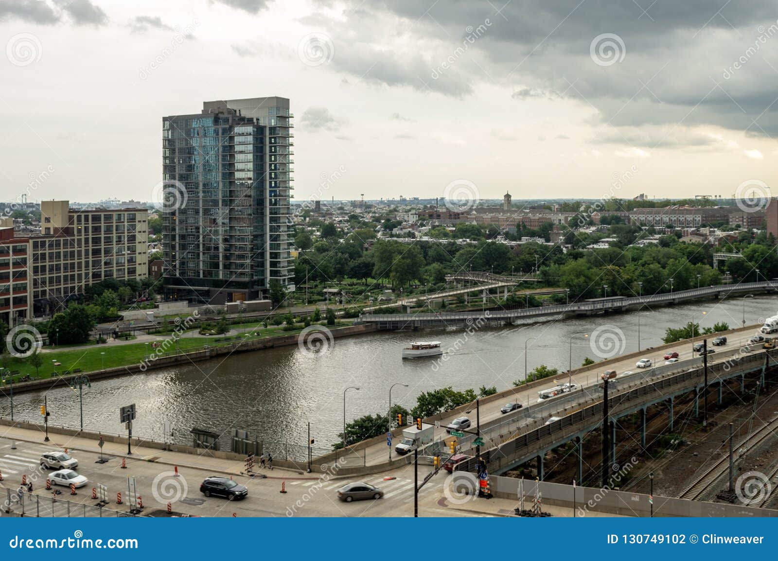 Roads and Infrastructure of the City Stock Photo - Image of ...