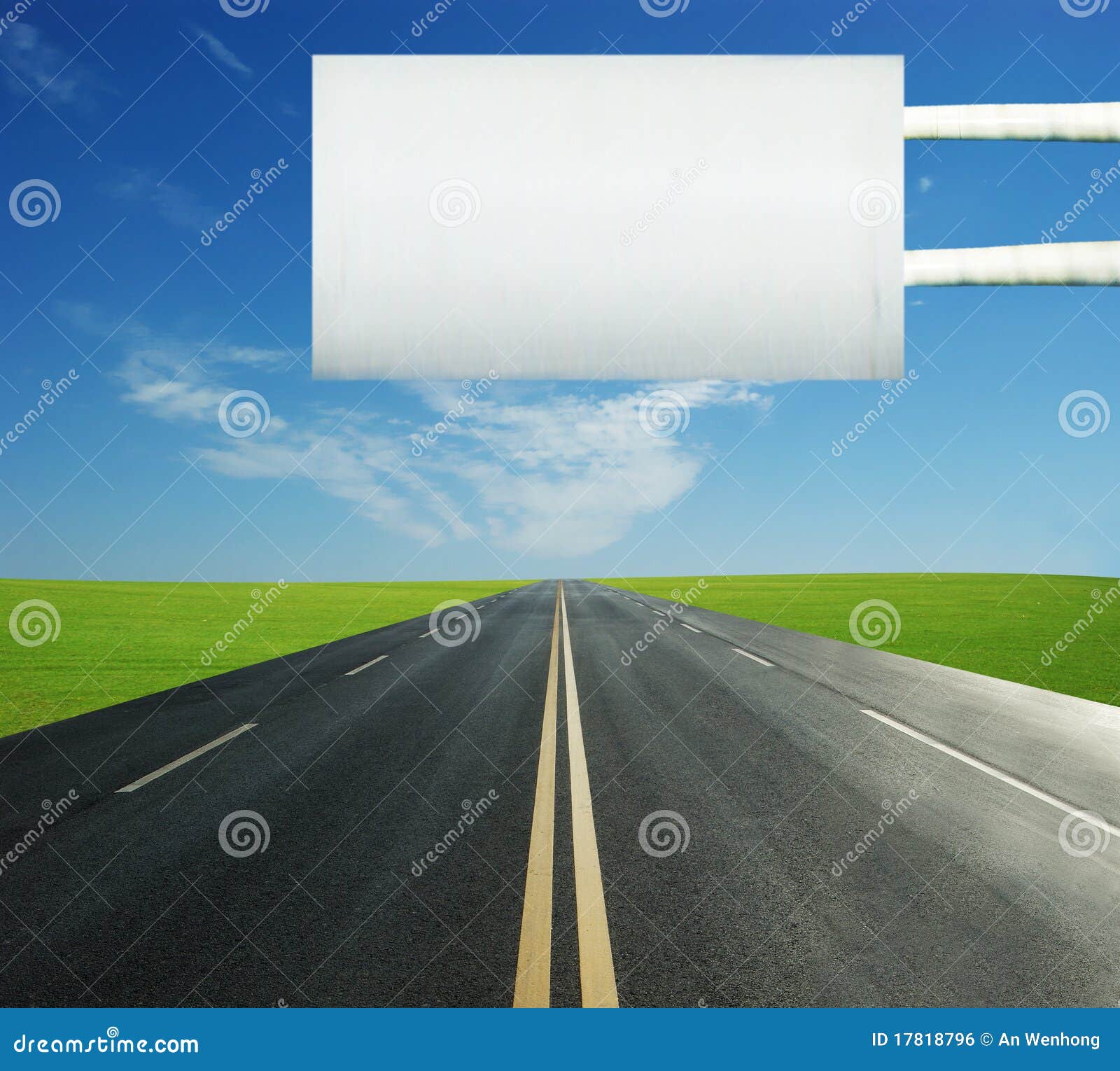 Roads and signage stock photo. Image of form, green, natural - 17818796