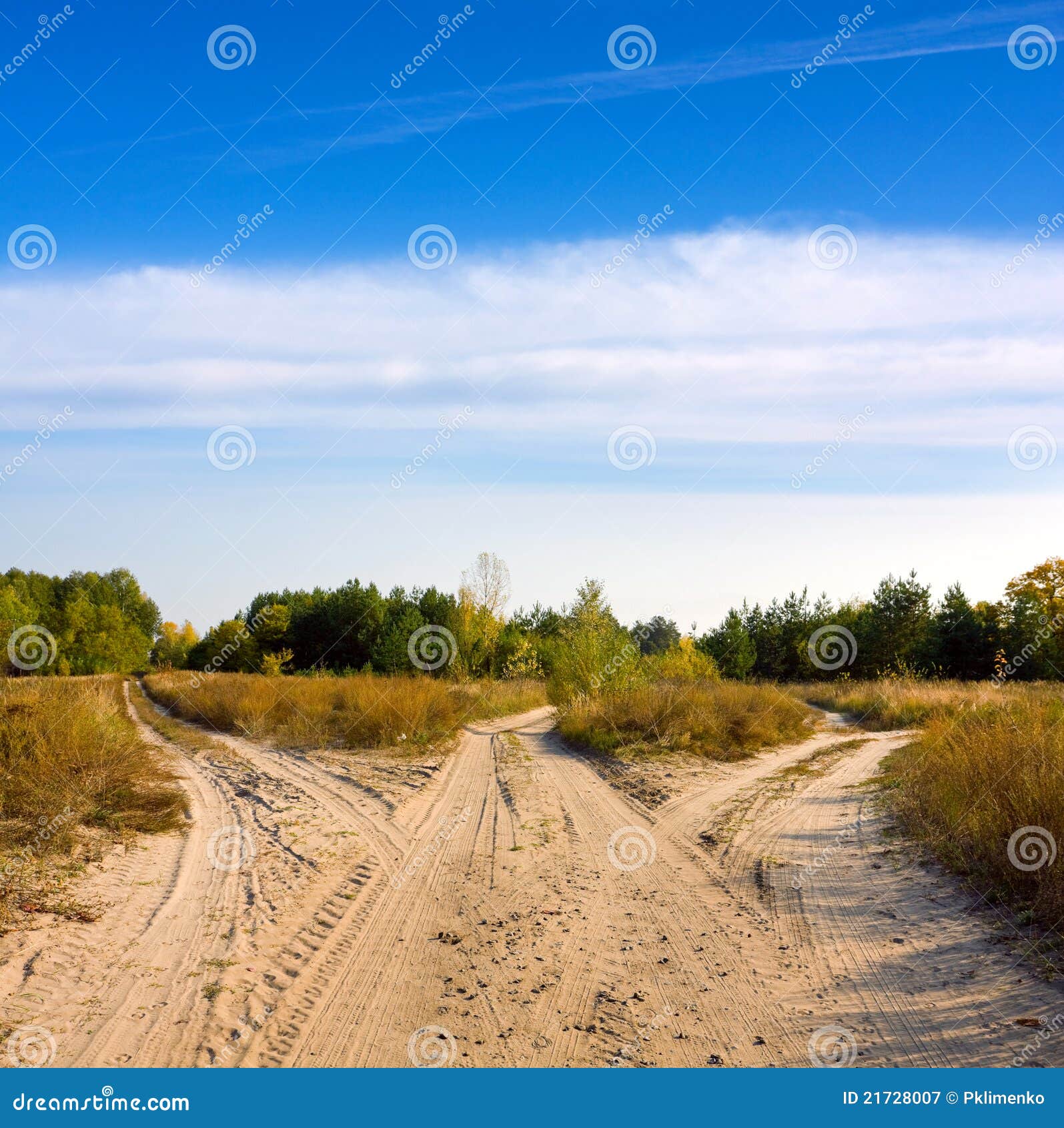 Roads in steppe stock image. Image of bright, grass, blue - 21728007