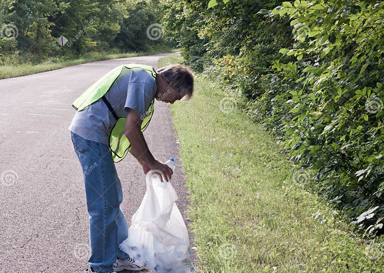 Roadside cleanup stock photo. Image of road, recycle - 20659138