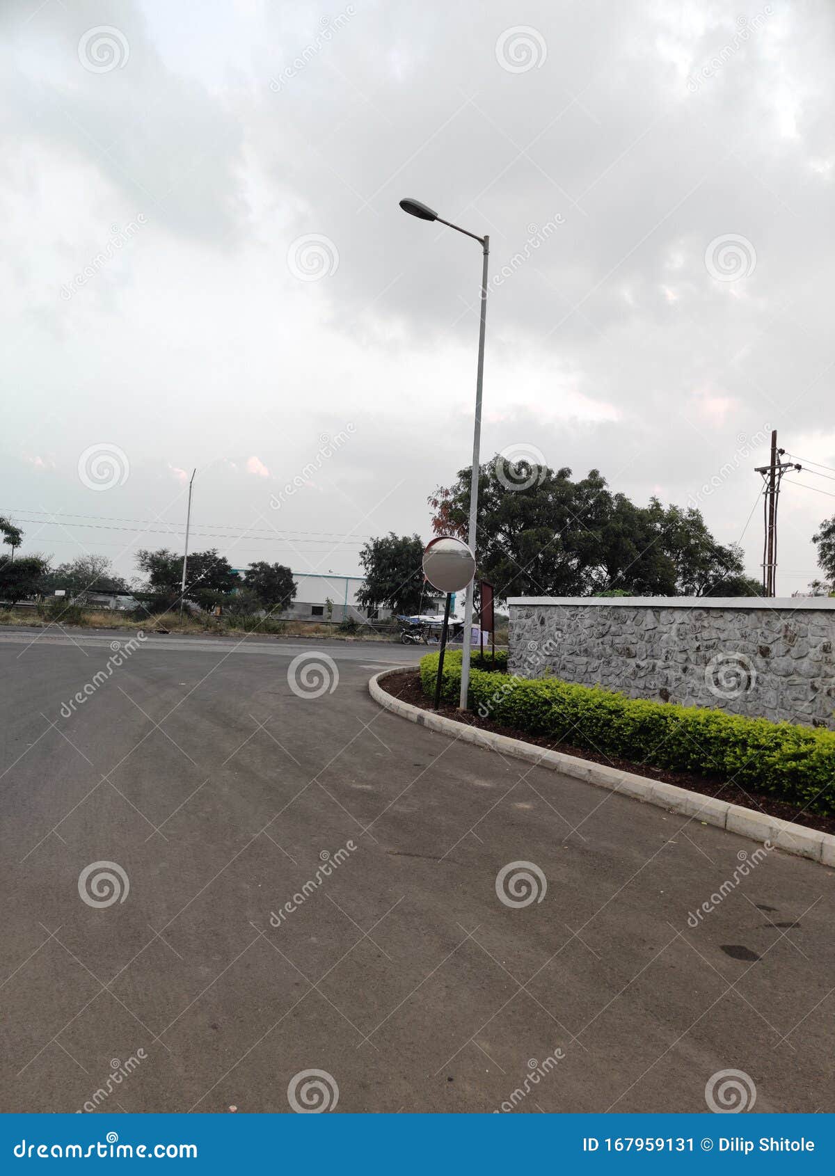 Architecture stock image. Image of pole, road, clouds - 167959131