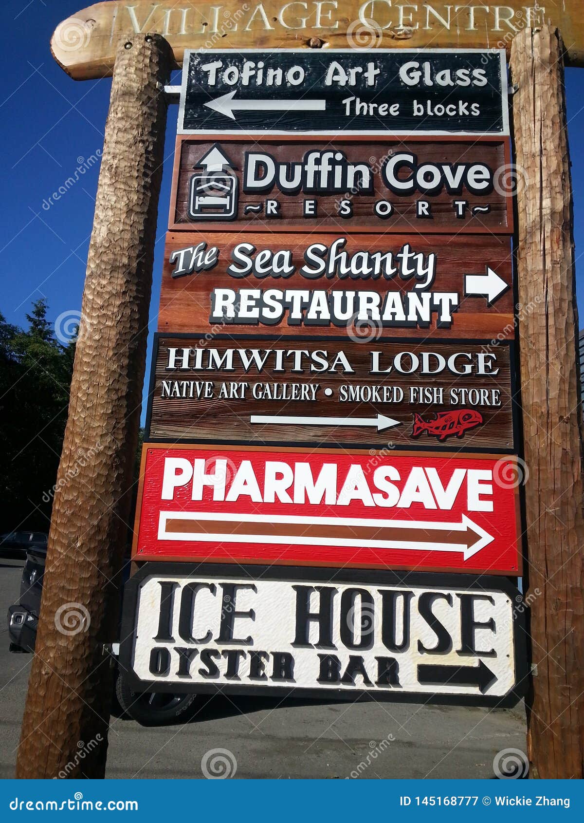 Roadside display editorial photography. Image of tofino - 145168777