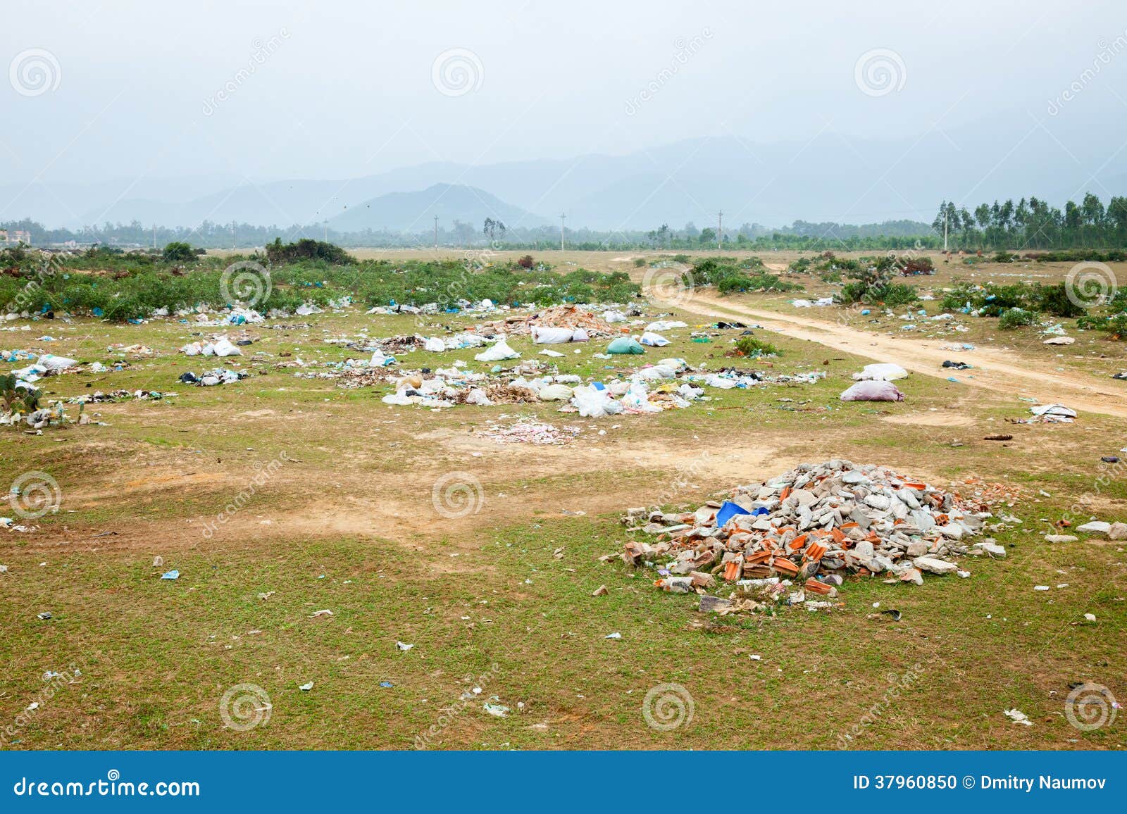 Roadside dumping stock photo. Image of discarded, environment - 37960850