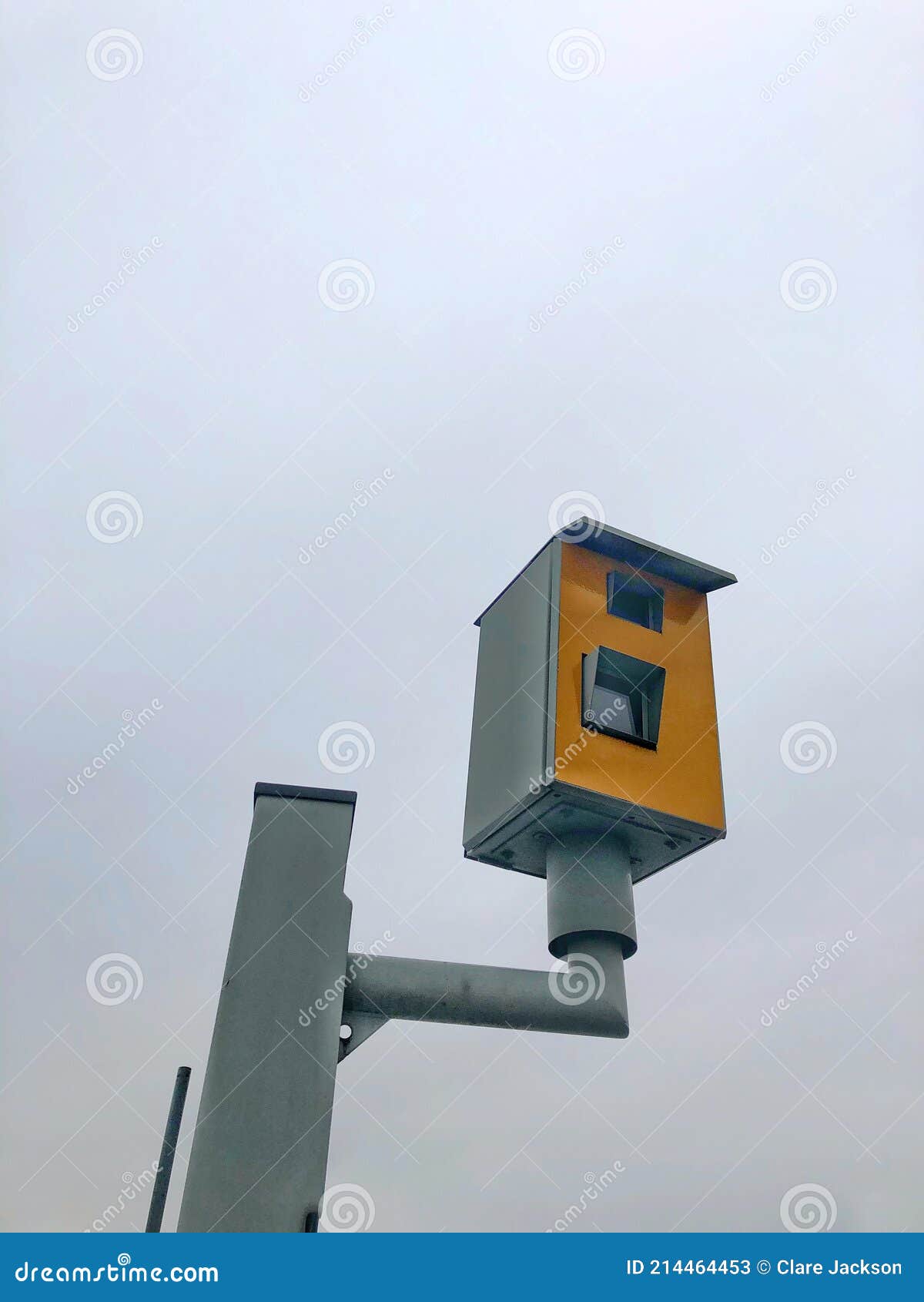 A Roadside Fixed Speed Camera Stock Image - Image of camera, speed ...