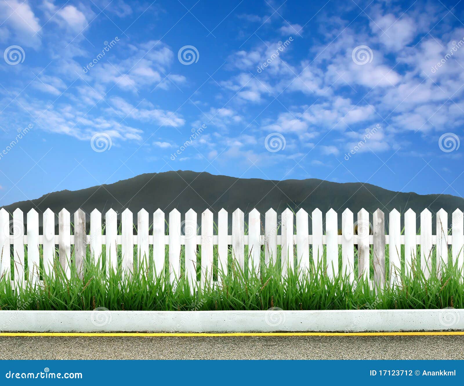 Roadside landscape stock photo. Image of grass, background - 17123712