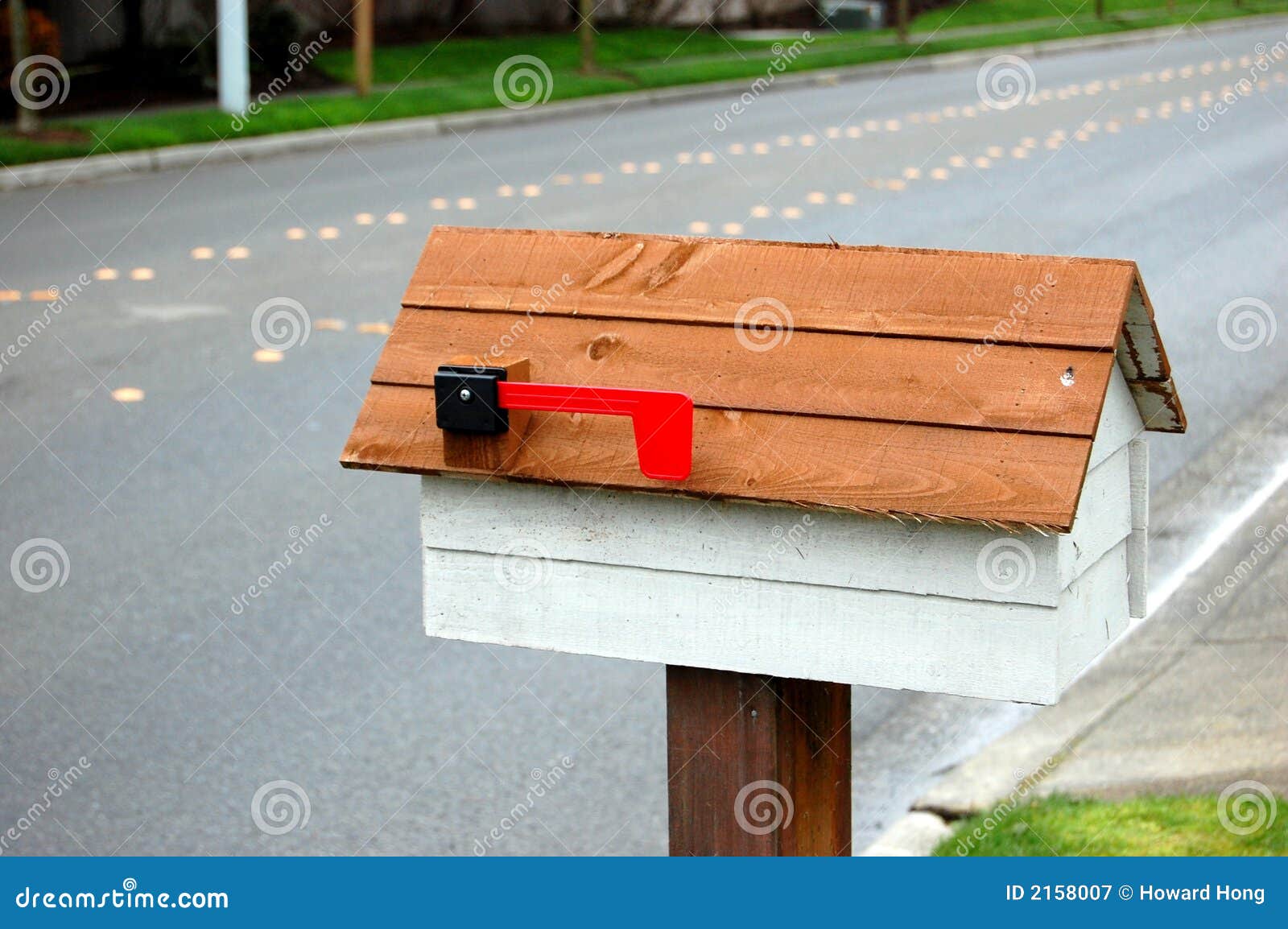 Roadside mail box stock image. Image of design, outside - 2158007