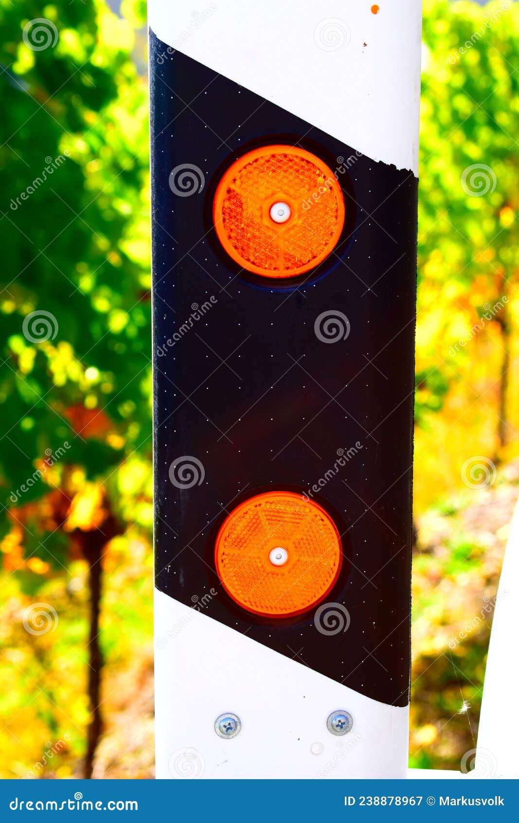 Orange reflectors stock image. Image of font, circle - 238878967