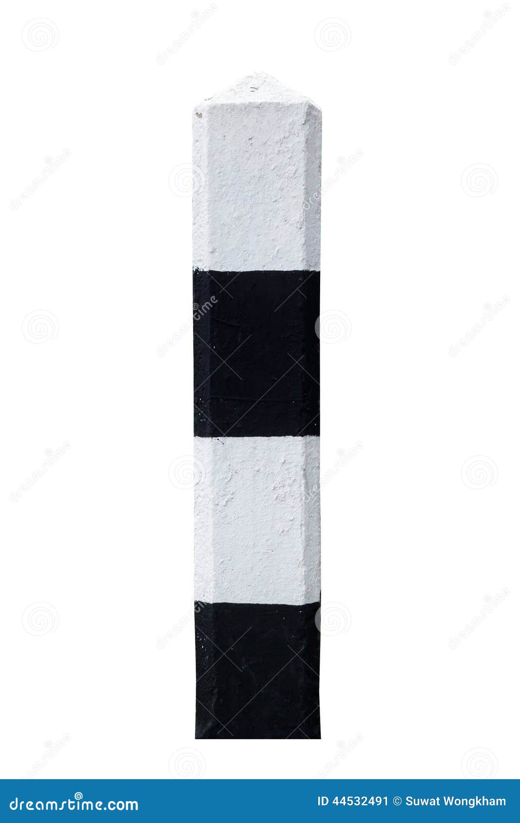Roadside pillar road stock image. Image of outdoors, mile - 44532491
