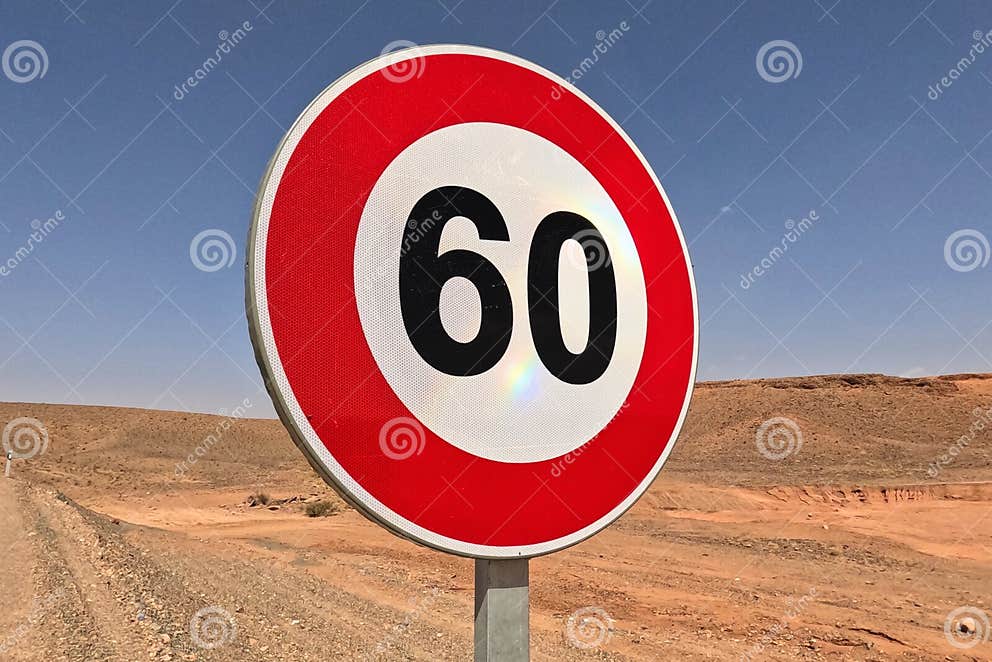 60 Maximum Speed Limit Sign Stock Photo - Image of road, speed: 338460328