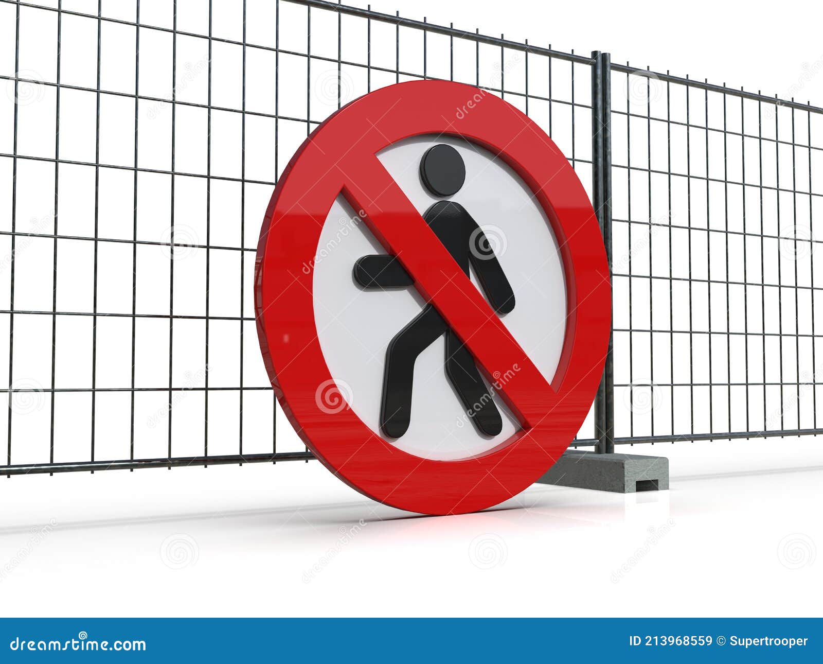 Roadsign with SymbolÂ for Prohibited Activities Stock Illustration ...