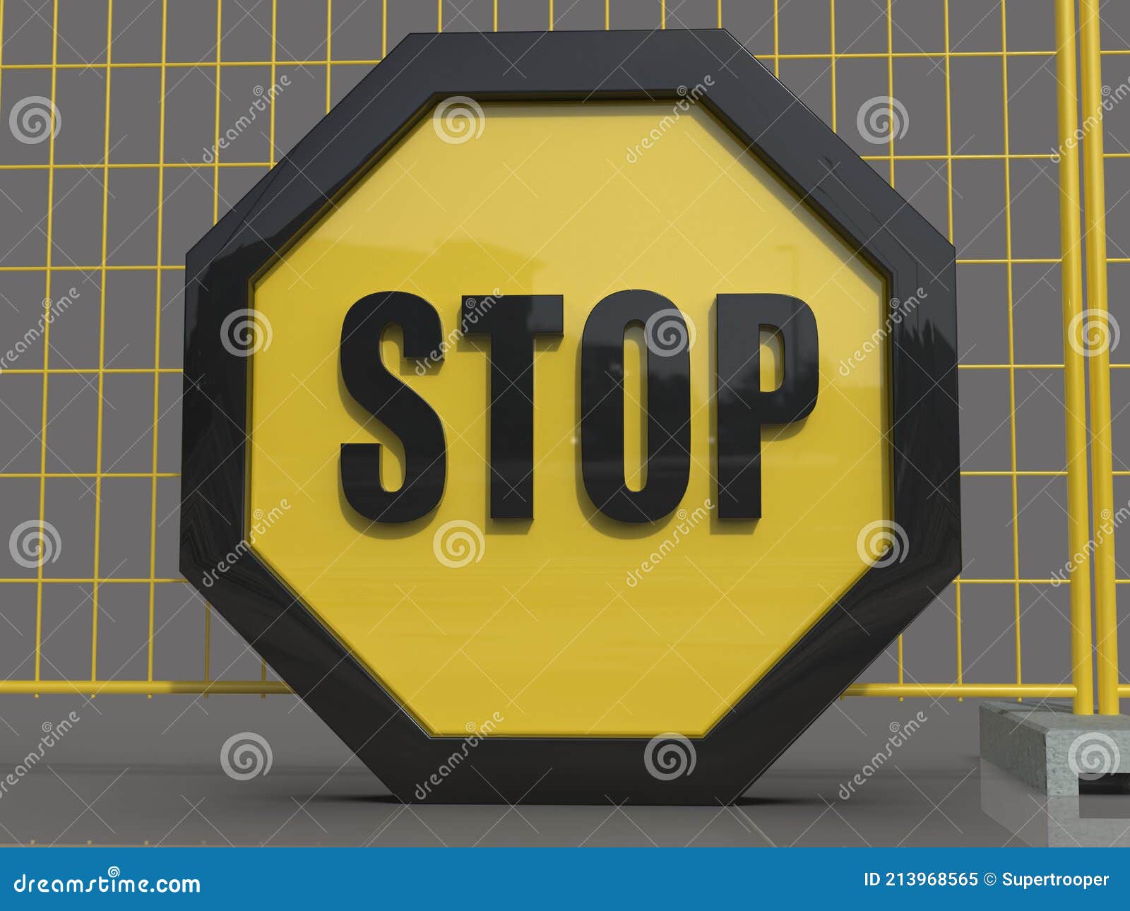 Roadsign with SymbolÂ for Prohibited Activities Stock Illustration ...