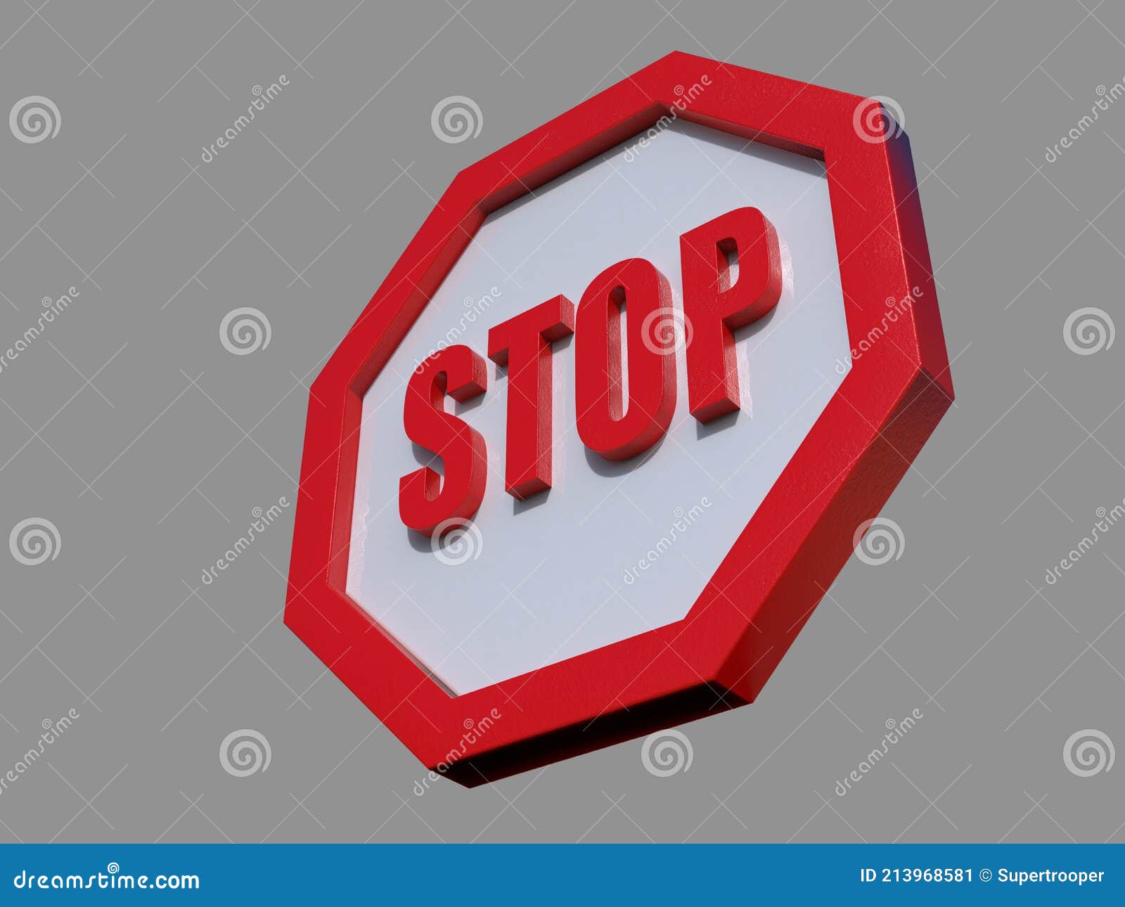 Roadsign with Symbol for Prohibited Activities Stock Illustration ...