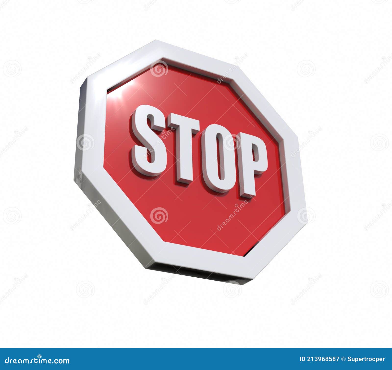 Roadsign with Symbol for Prohibited Activities Stock Illustration ...