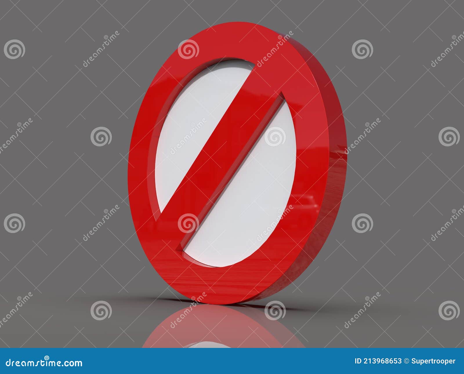 Roadsign with SymbolÂ for Prohibited Activities Stock Illustration ...