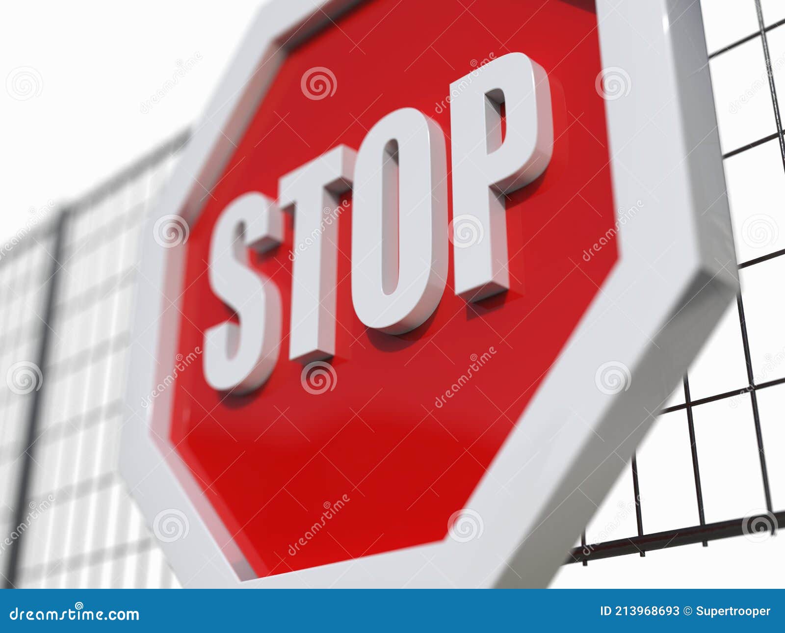 Roadsign with SymbolÂ for Prohibited Activities Stock Illustration ...