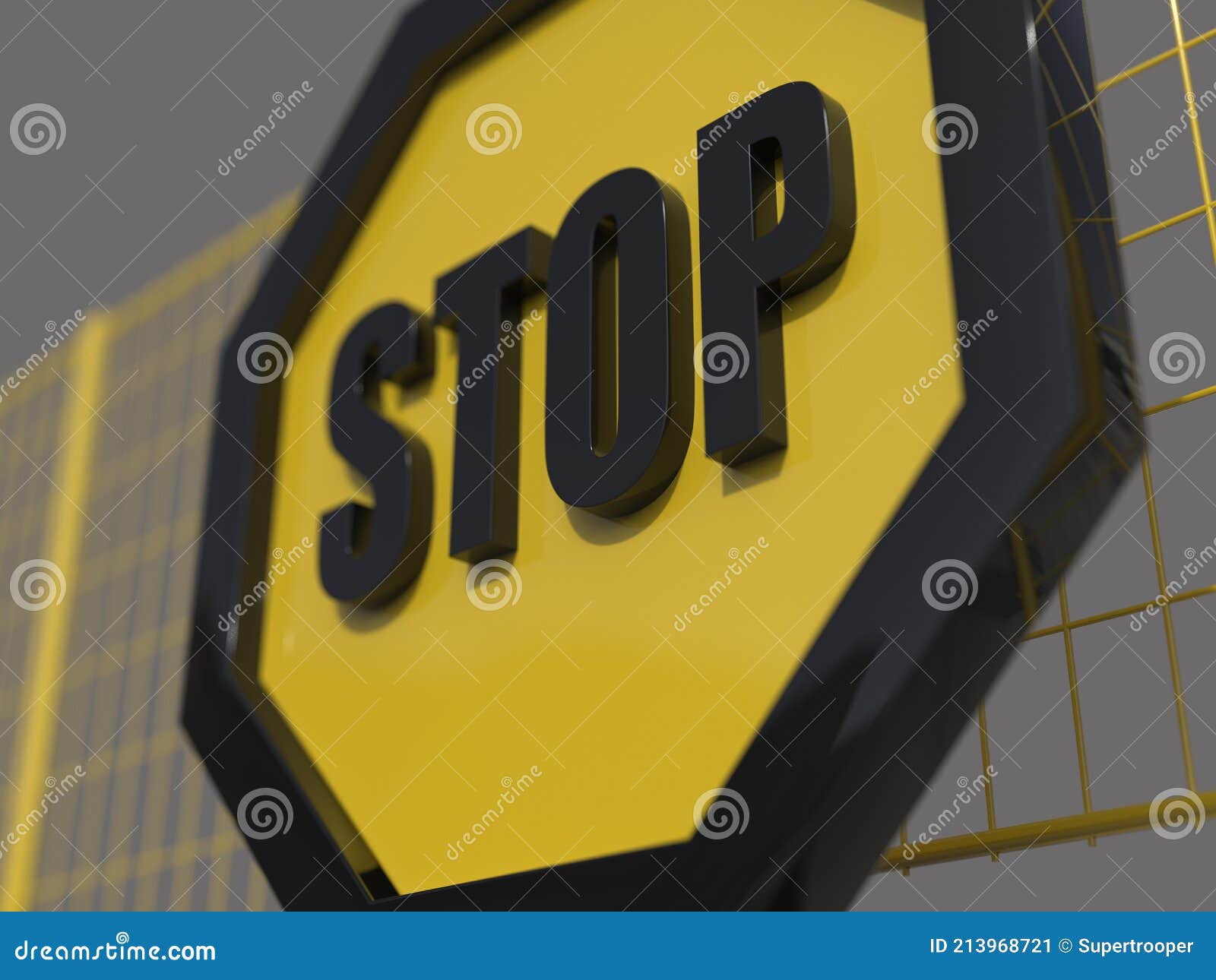 Roadsign with SymbolÂ for Prohibited Activities Stock Illustration ...