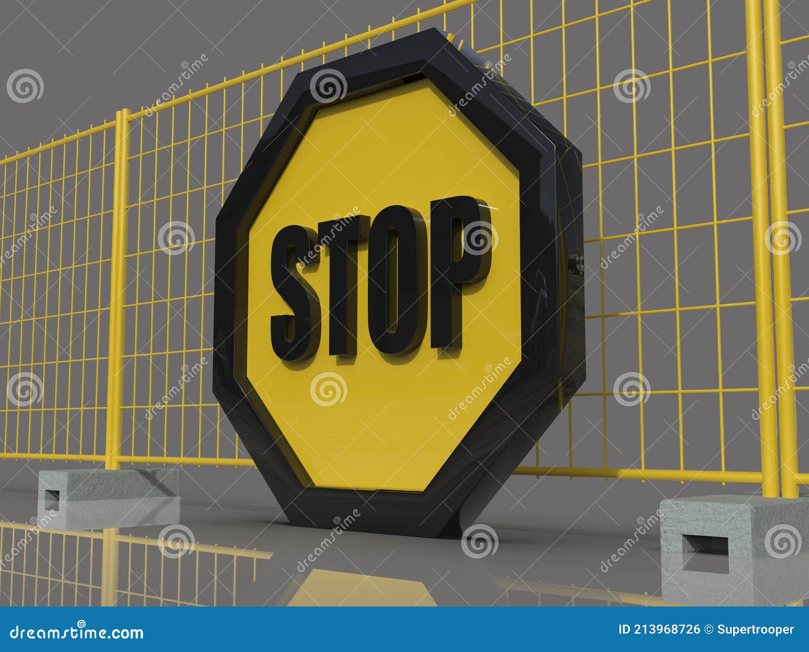 Roadsign with SymbolÂ for Prohibited Activities Stock Illustration ...