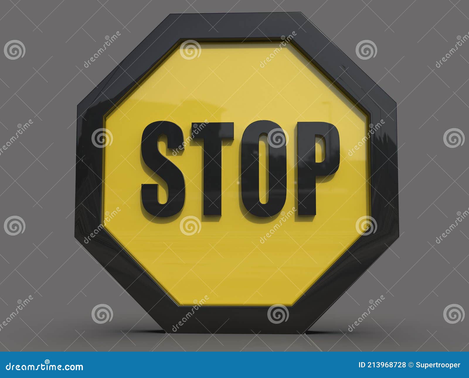 Roadsign with SymbolÂ for Prohibited Activities Stock Illustration ...
