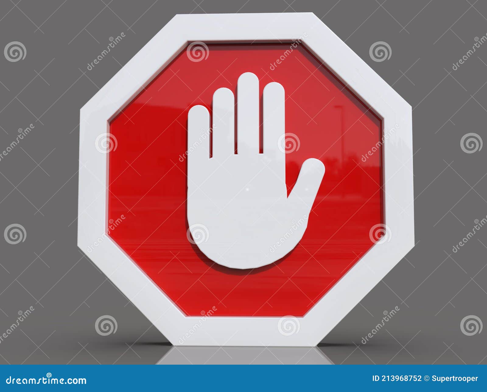 Roadsign with SymbolÂ for Prohibited Activities Stock Illustration ...