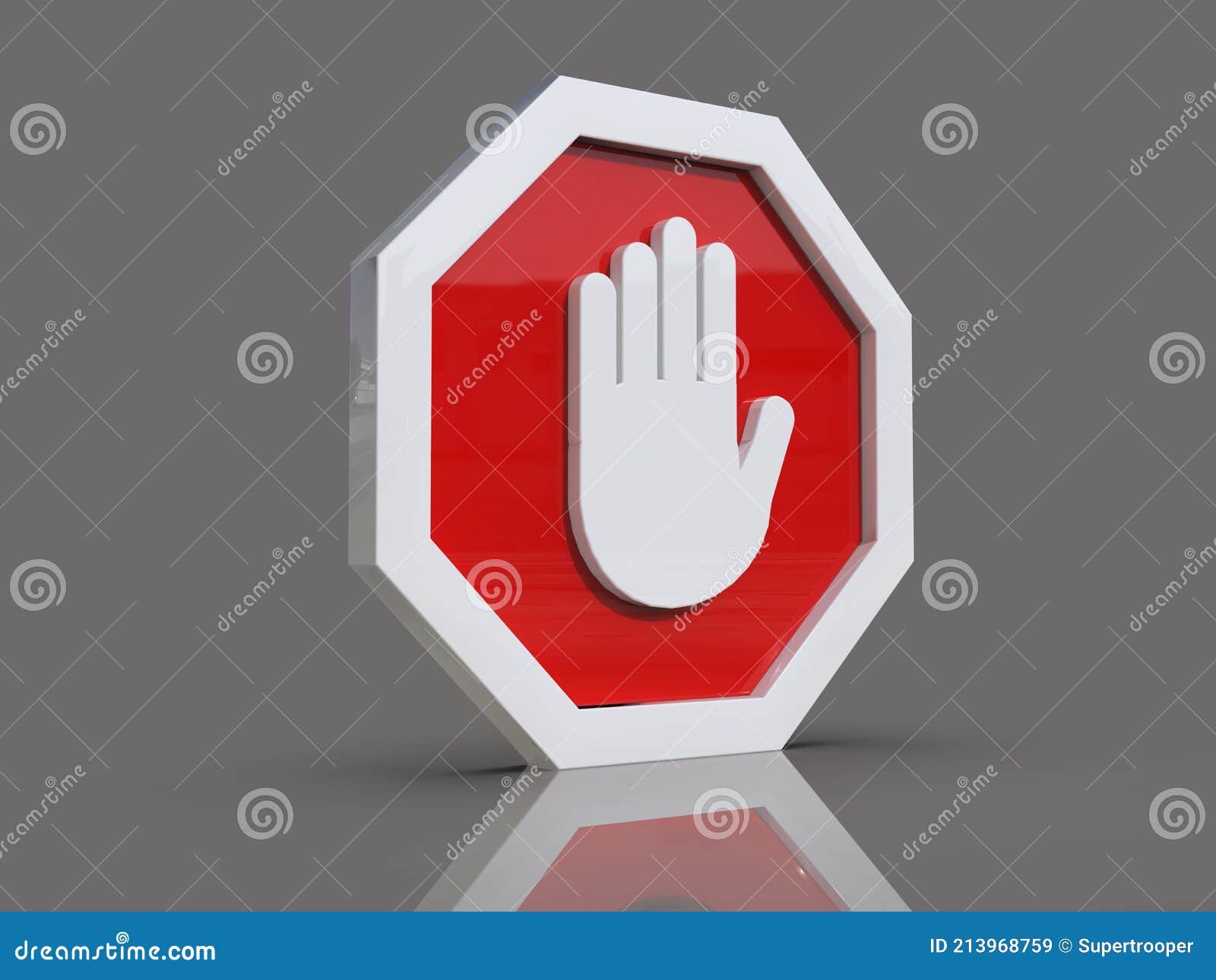 Roadsign with SymbolÂ for Prohibited Activities Stock Illustration ...