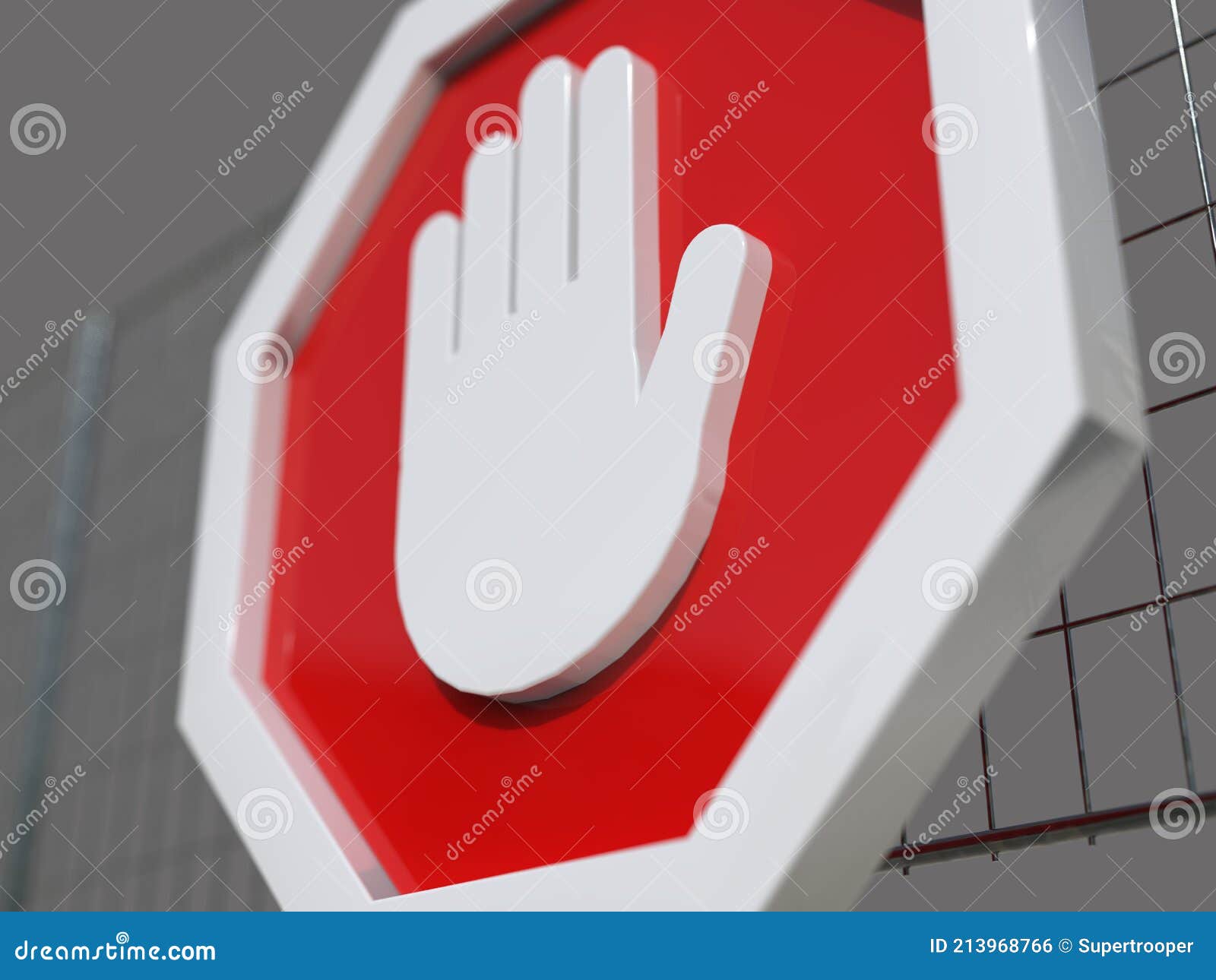 Roadsign with SymbolÂ for Prohibited Activities Stock Illustration ...